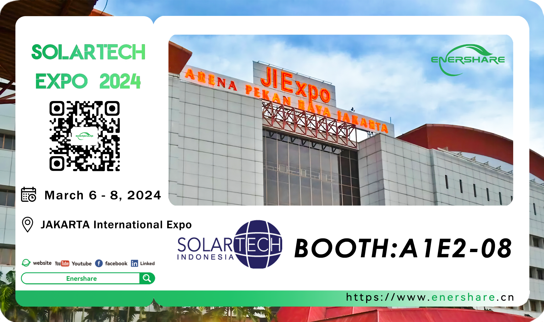 Enershare will appear at the Solartech Indonesia Expo 2024!