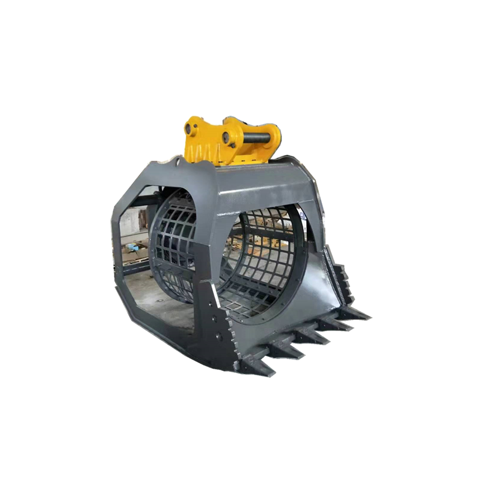 20 Tons Rotary Sieve Bucket Excavator Attachments, High Quality 20 Tons ...