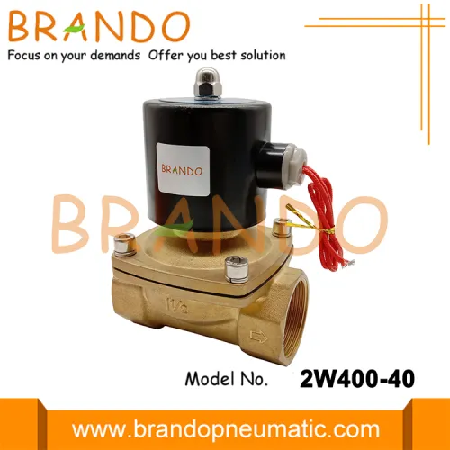 Semi Diaphragm Brass Solenoid Valve 2w400-40 1-1/2 Inch, High Quality Semi Diaphragm Brass ...