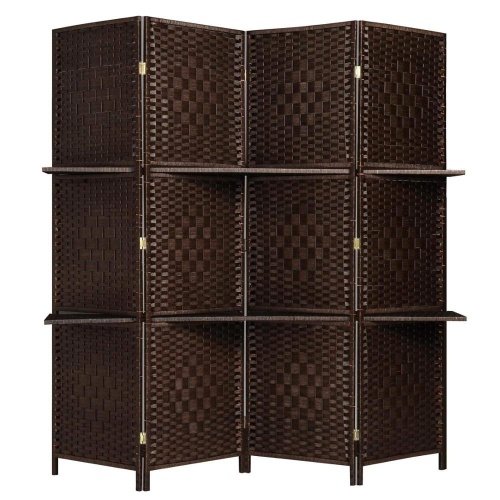 Folding Privacy Screens With 2 Display Shelves, High Quality Folding ...