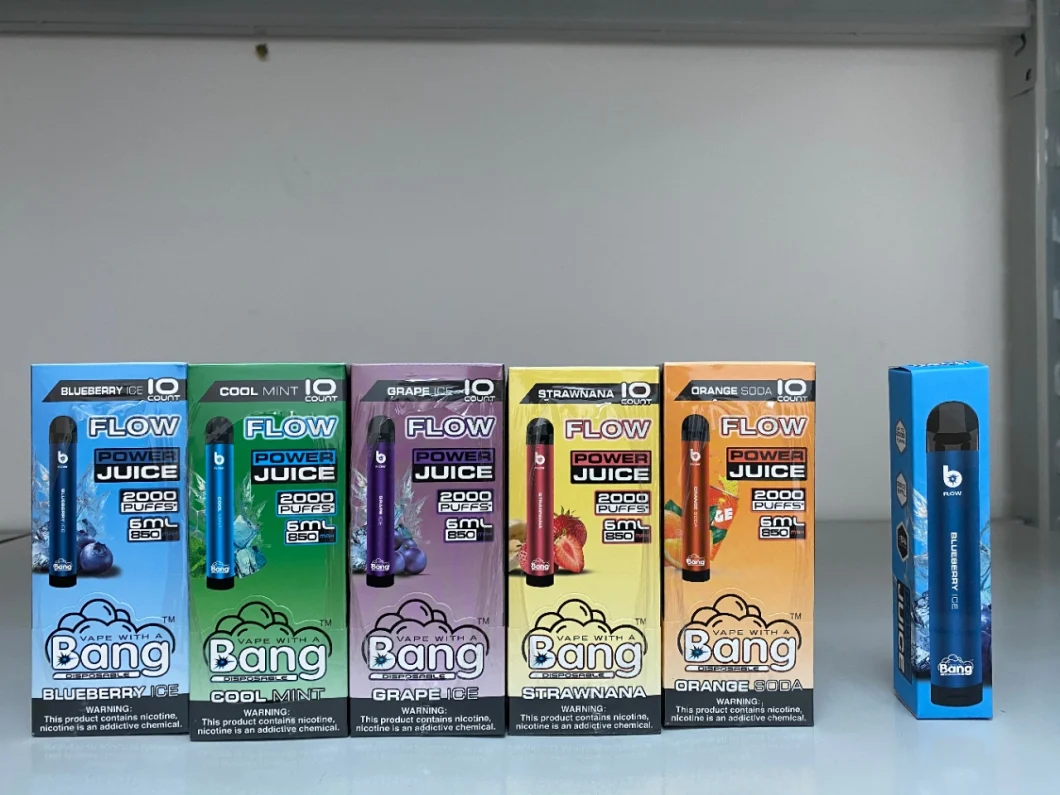 Bang Flow Disposerive Vape 2000puffs คุณภาพสูง Bang Flow Disposerive ...
