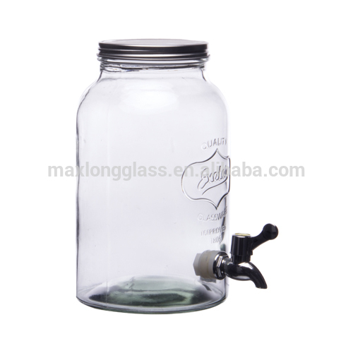 Glass Juice Dispenser With Metal Stand, High Quality Glass Juice ...