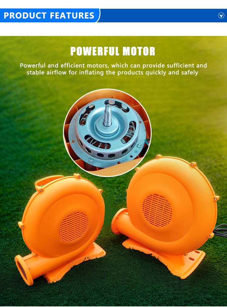 Qs-2l 350w Large Size External Inflatable Projector Bouncer Air Blower ...