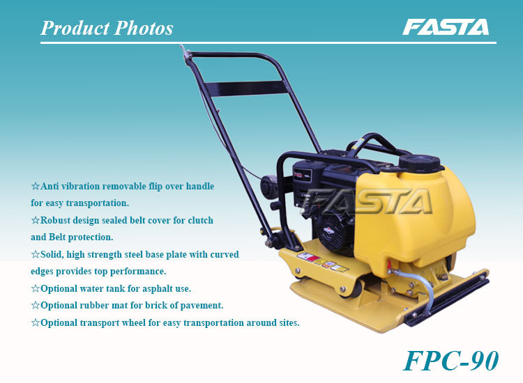 30kn Compactor Plate Vibratory Gasoline Or Diesel Engine Soil Earth ...