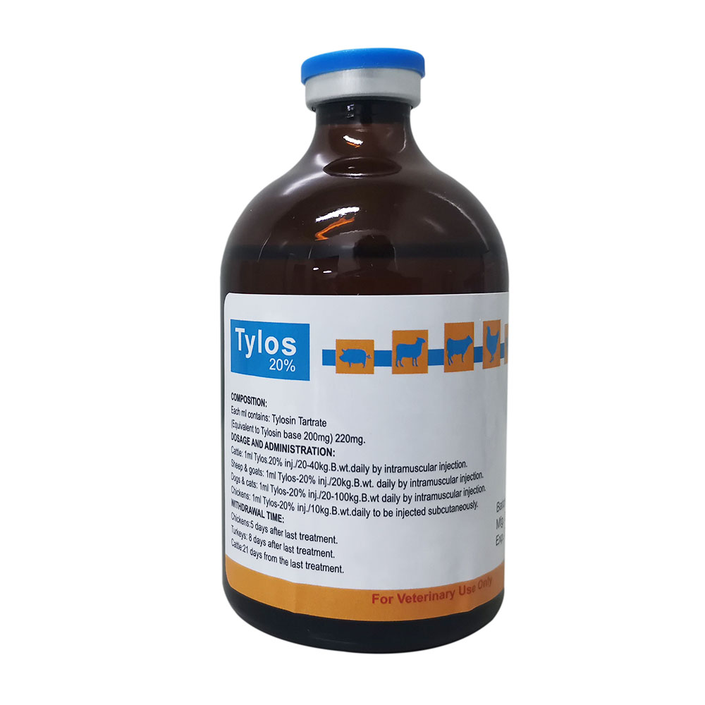 Tylosin Tartrate ฉีด 20% สำหรับวัวโดยใช้ คุณภาพสูง Tylosin Tartrate ฉีด ...