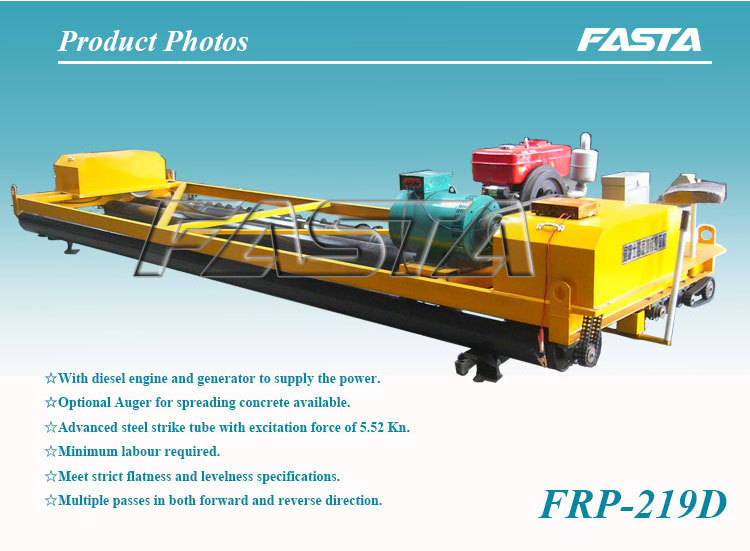 High Performance Construction Works Concrete Roller Paver, High Quality ...