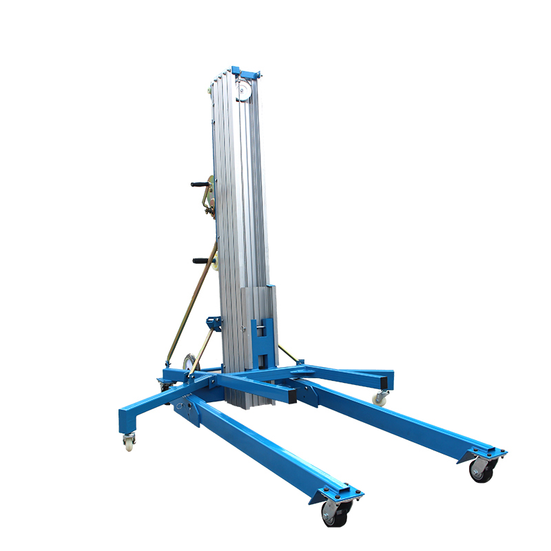 Construction Genie 340kg Aluminum Mast Lift For Material Lifting, High ...