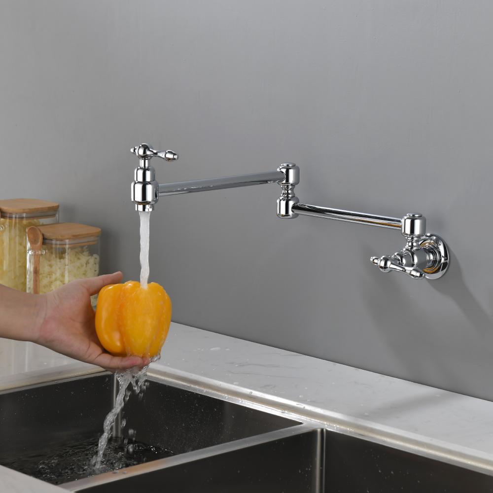 Vòi Bếp Làm Đầy Chrome Pot Pot Filler, chất lượng cao Vòi Bếp Làm Đầy ...