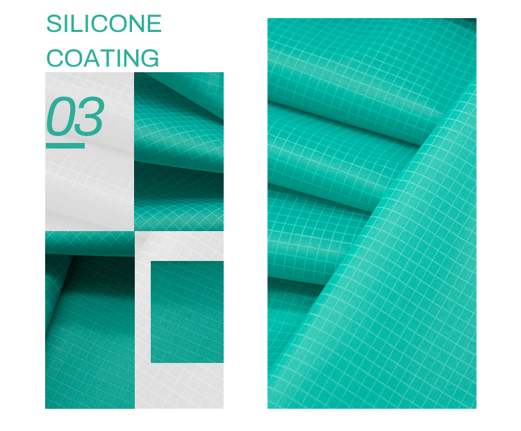 Silnylon 20d Waterproof Ripstop Nylon Fabric With Double Silicone ...