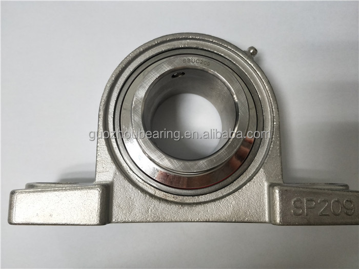 Stainless Steel Pillow Block Bearing Housing Unit Ssucp209, High ...
