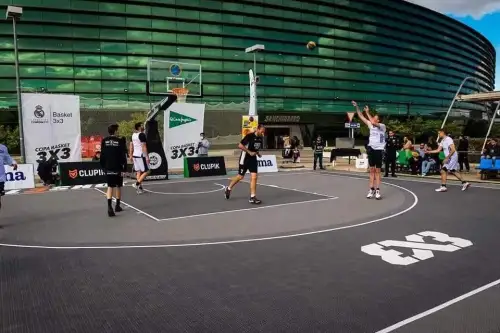 Fiba 3x3 Official Court Ses Elite Interlocking Tiles Approved By Fiba & Fiba 3x3, High Quality ...