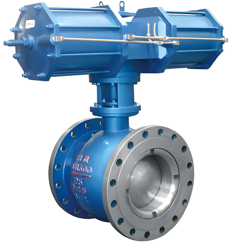 Pneumatic Eccentric Semi Ball Valve For Pipeline Systems, High Quality ...