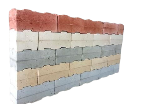 3d Concrete Figure Mold: Silicone Plastic Hollow Interlock Brick Mold ...