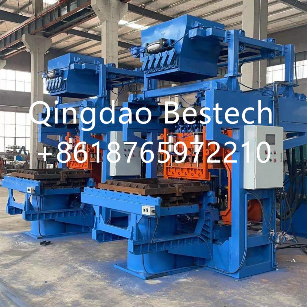 Hydraulic Pressure Multi Ram Sand Molding Machine For Manhole Cover ...