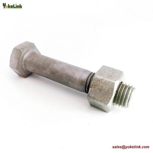 A325 A449 A394 HEAVY HEX BOLT WITH NUT China Manufacturer