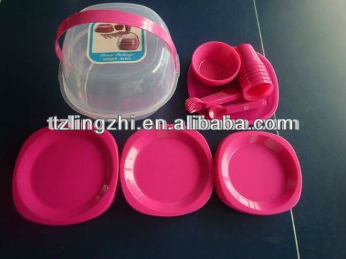 Portable Plastic Picnic Set, High Quality Portable Plastic Picnic Set ...