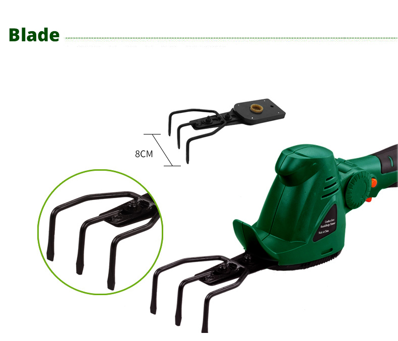 East 10.8v Li-ion Cordless Garden Tools Electric Fork Cultivator Rake ...
