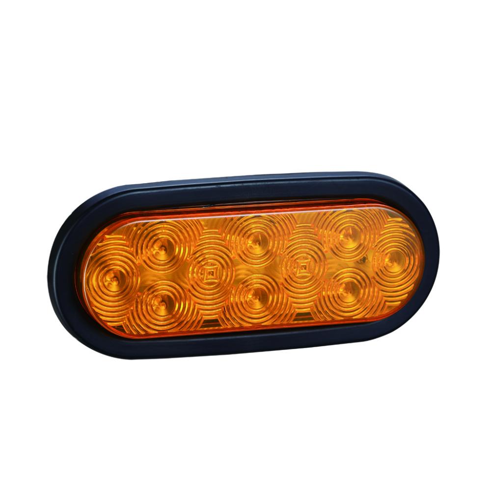 6 Inch Oval Led Lights 2Pcs 6 Inch Oval Amber LED Trailer Lights ...
