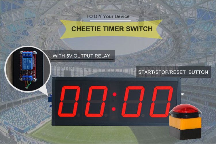 Cheetie Industrial 1 Channel Trigger Switch Digital Countdown Relay ...