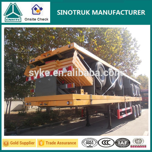 Sinotruk Container Chassis, 40ft Skeleton Semi Trailer, High Quality ...