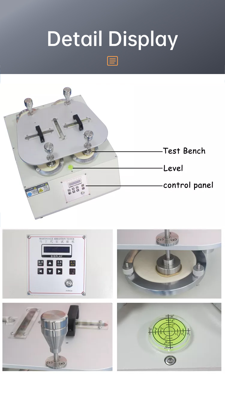 Martindale Fabric Abrasion Resistance Testing Machine Price, High ...