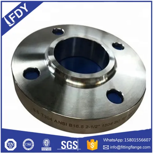 Asme B16.5 Astm A182 F304l Flange Hub Slip On Welding Flange, High ...