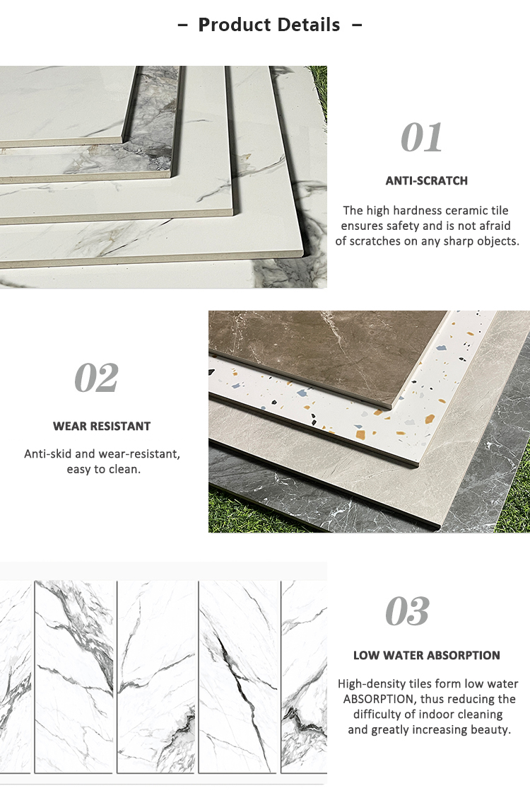 Super Black Custom Porcelain Tile 600x1200mm, High Quality Super Black ...