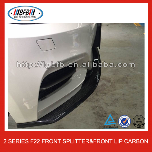 2 Series Carbon Front Bumper Lip&splitters For Bmw F22 228i M235i Front ...