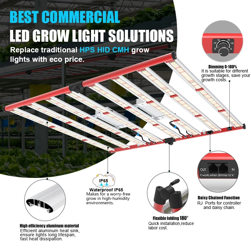 AGLEX 240W 320W 400W 650W 800W 1000W Plants Full Spectrum LED Grow ...