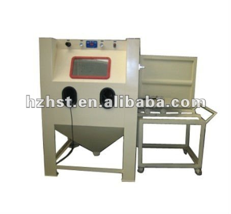 Turntable Abrasive Sand Blast Cabinet, High Quality Turntable Abrasive ...
