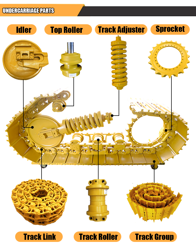 Track Rollers And Idlers For Excavators Ex100 Ex130 Ex135 Ex135us, High ...