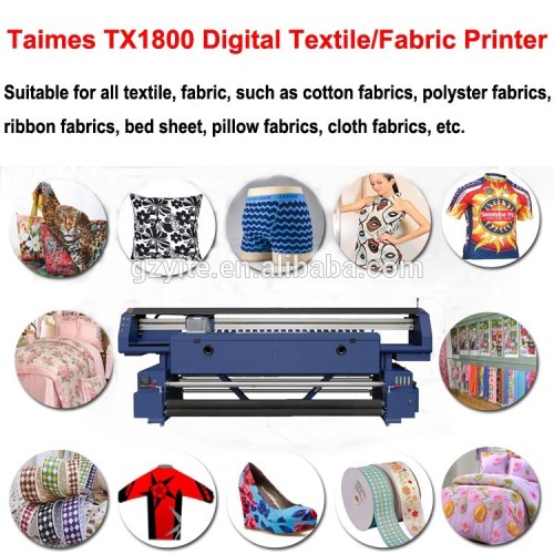 Large Format Textile Roller Multi Colour Cotton Fabric Printing Machine ...