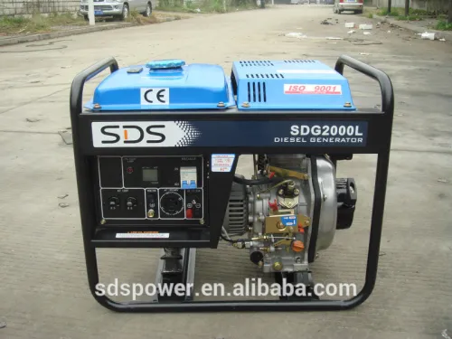 50hz 2kw Big Tank Diesel Generator, High Quality 50hz 2kw Big Tank ...