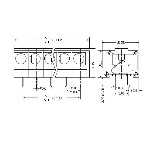 5.08mm Pcb Spring Terminal Blocks, High Quality 5.08mm Pcb Spring ...