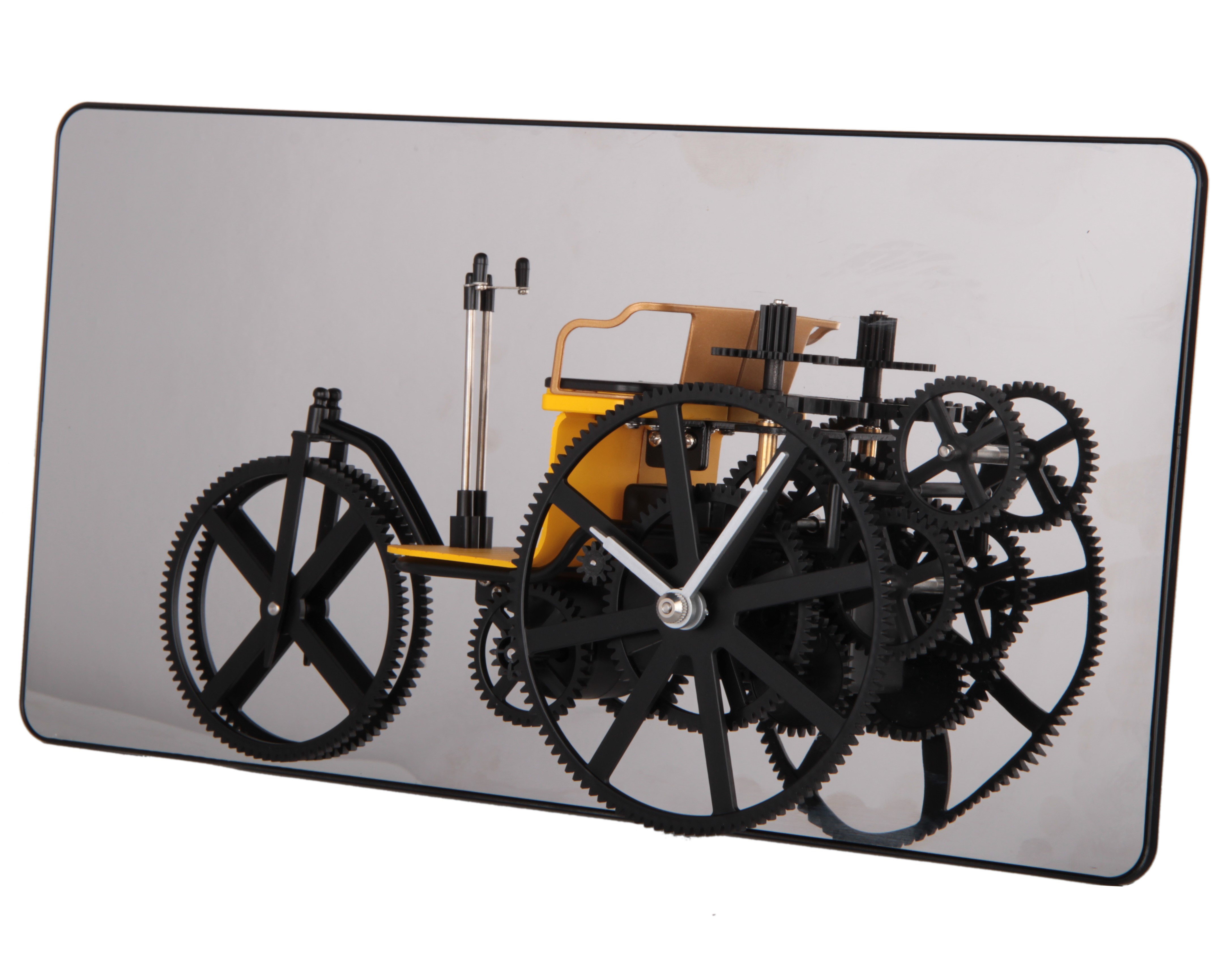Metal And Abs Tricycle Gear Desk Clock, High Quality Metal And Abs ...