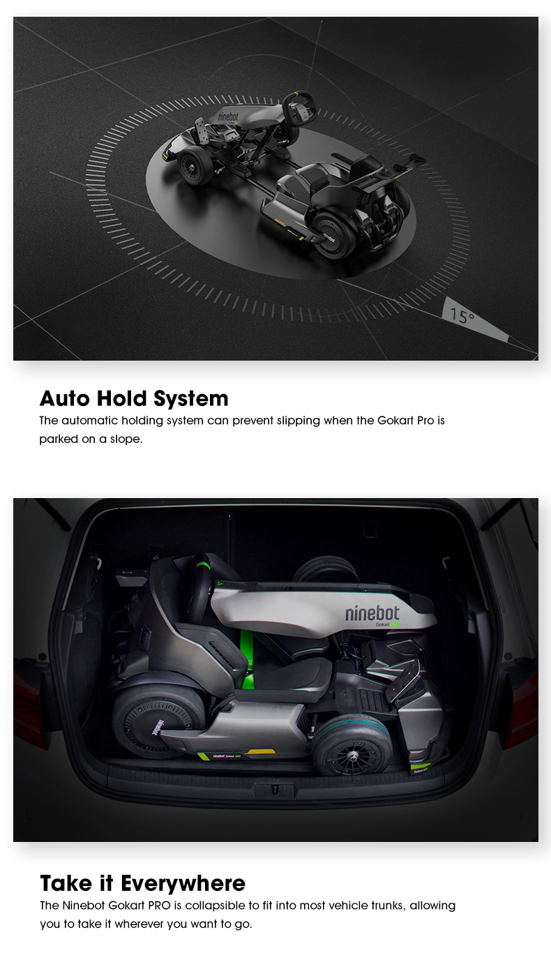 Ninebot Electric Go Cart Karting Sport Gocart Pro คุณภาพสูง Ninebot ...