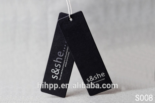 Custom Gold Foil Hang Tag For Clothing, High Quality Custom Gold Foil ...