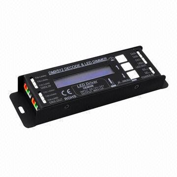 Dmx Decoder And Led Rgb Driver With Lcd Dmx Interface, 3-channel/12v ...