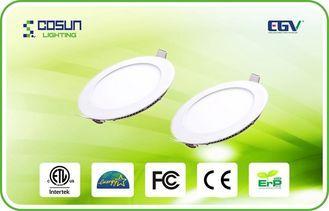 8w 595lm Round Led Flat Panel Lights / 11mm Led Flat Panel, High ...