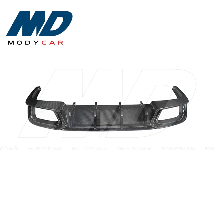 Modycar Style Dry Carbon Fiber Rear Diffuser For 2019-2020 Audi A4/s4 ...