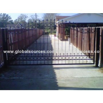 Wrought Iron Gates With Powder Coating, Various Size, High Quality ...