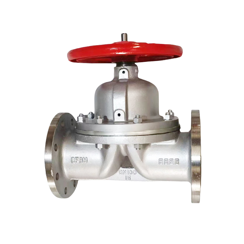 High-temperature Stainless Steel Flange Diaphragm Valve With Fluorine ...