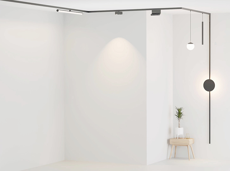 5mm Wide Magnetic Track Rail 24v Ceiling Spot Linear Track Lights Tuya ...