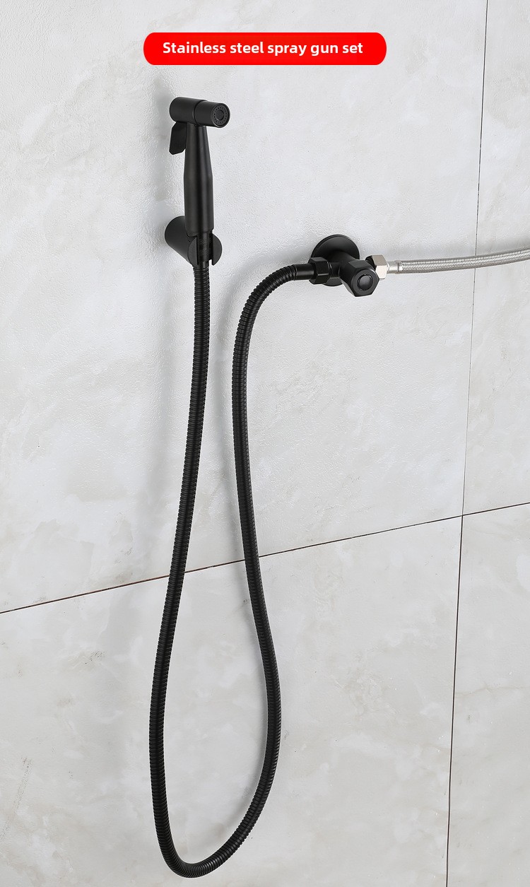 Stainless Steel Toilet Bidet Spray Gun Set With Booster Nozzle For ...