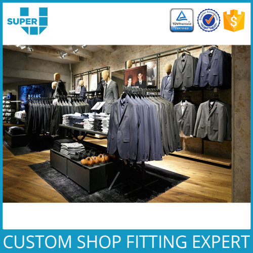 Original Attractive Interior Design Retail Garments Shop Decoration ...