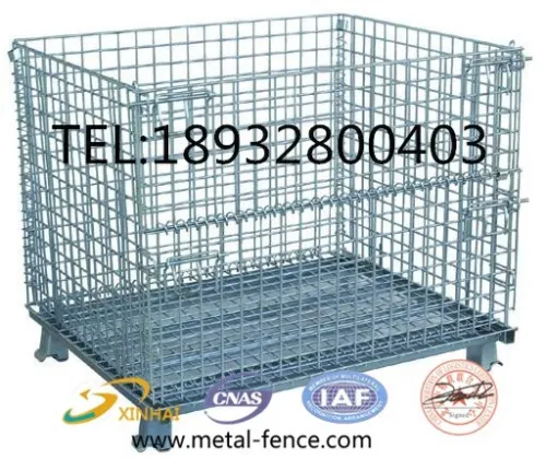 Foldable Warehouse Storage Cages, High Quality Foldable Warehouse ...