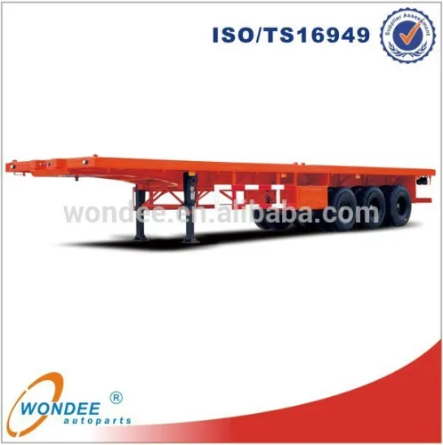Iso 40ft Container Flatbed Trailer, High Quality Iso 40ft Container ...