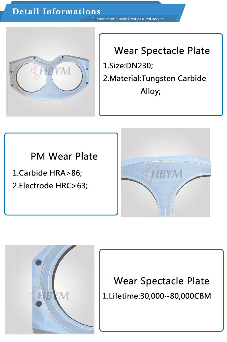 Putzmeister Concrete Pump Wear Spectacle Plate, High Quality ...