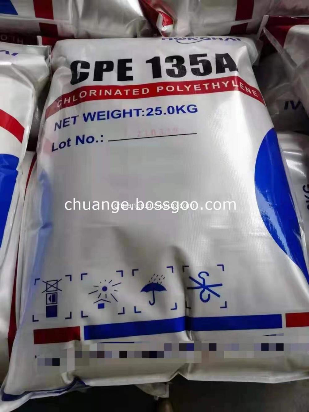 Chlorinated Polyethylene 135a Cpe For Pvc, High Quality Chlorinated ...