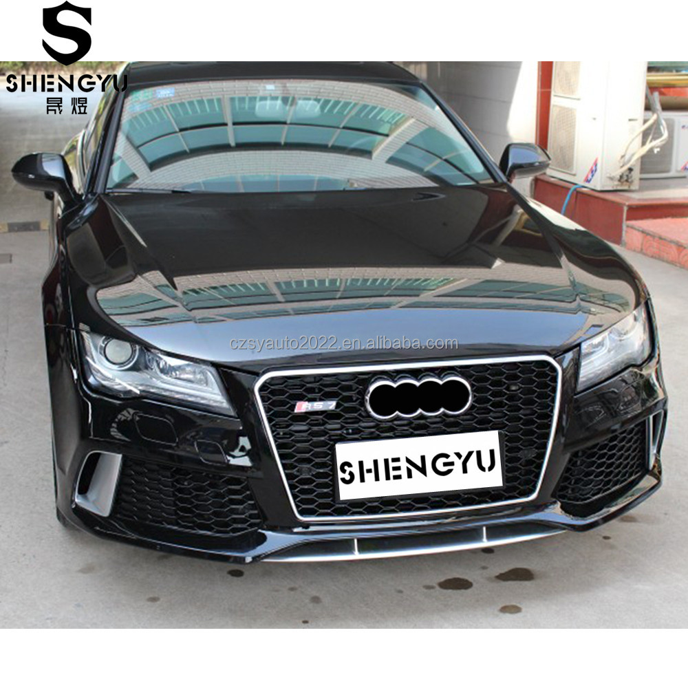 Auto Accessories: Front Bumper With Grille And Lip For Audi A7 2012 ...